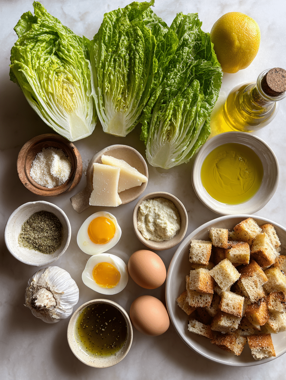 Best Caesar Salad Recipe with Homemade Dressing